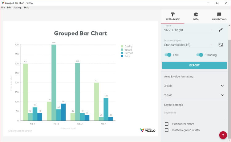 For Windows and Mac — Vizzlo